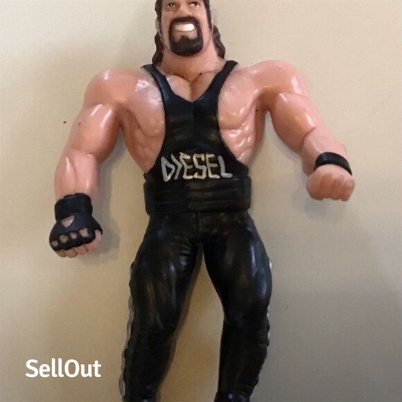 Other | 1994 Wwf Wwe Diesel Bendems Action Figure Vintage Original ...